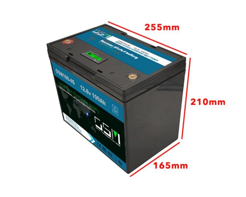 Deep Cycle Battery 12v Lithium Battery 100ah pack | OSM Battery Solution